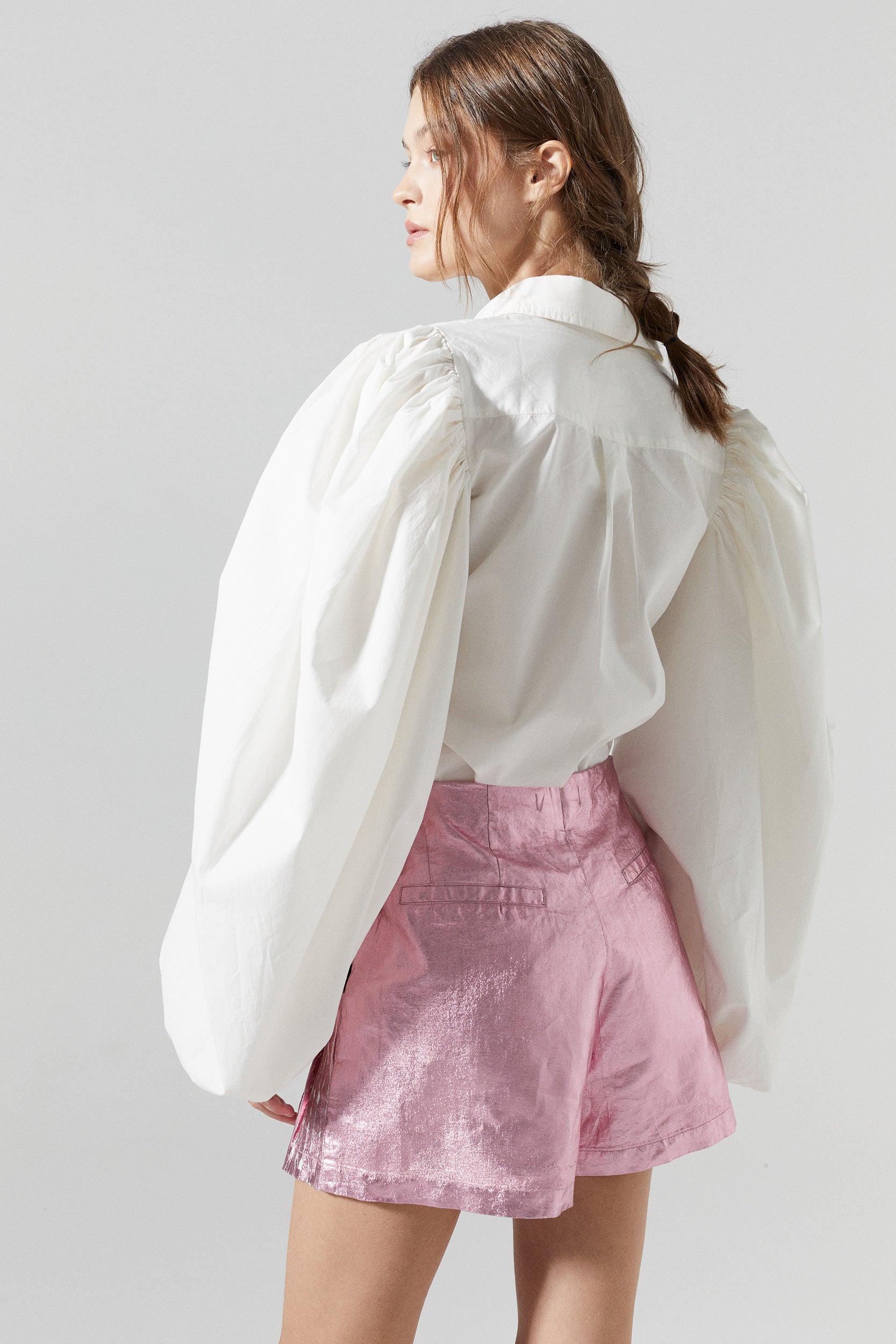 Sunset Linen Short - Metallic Pink w/Lime – Lanhtropy